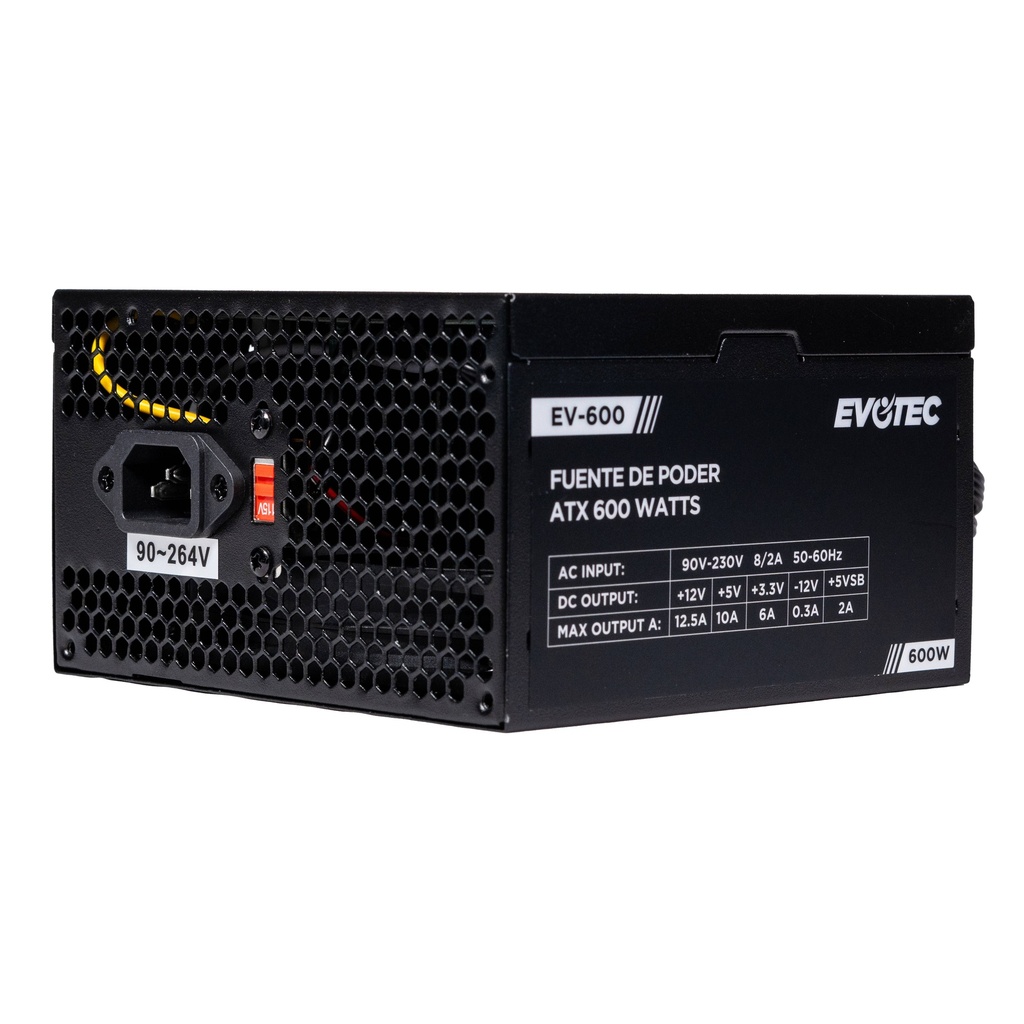 Fuentes de Poder EVOTEC Ev-600 | NETDATA